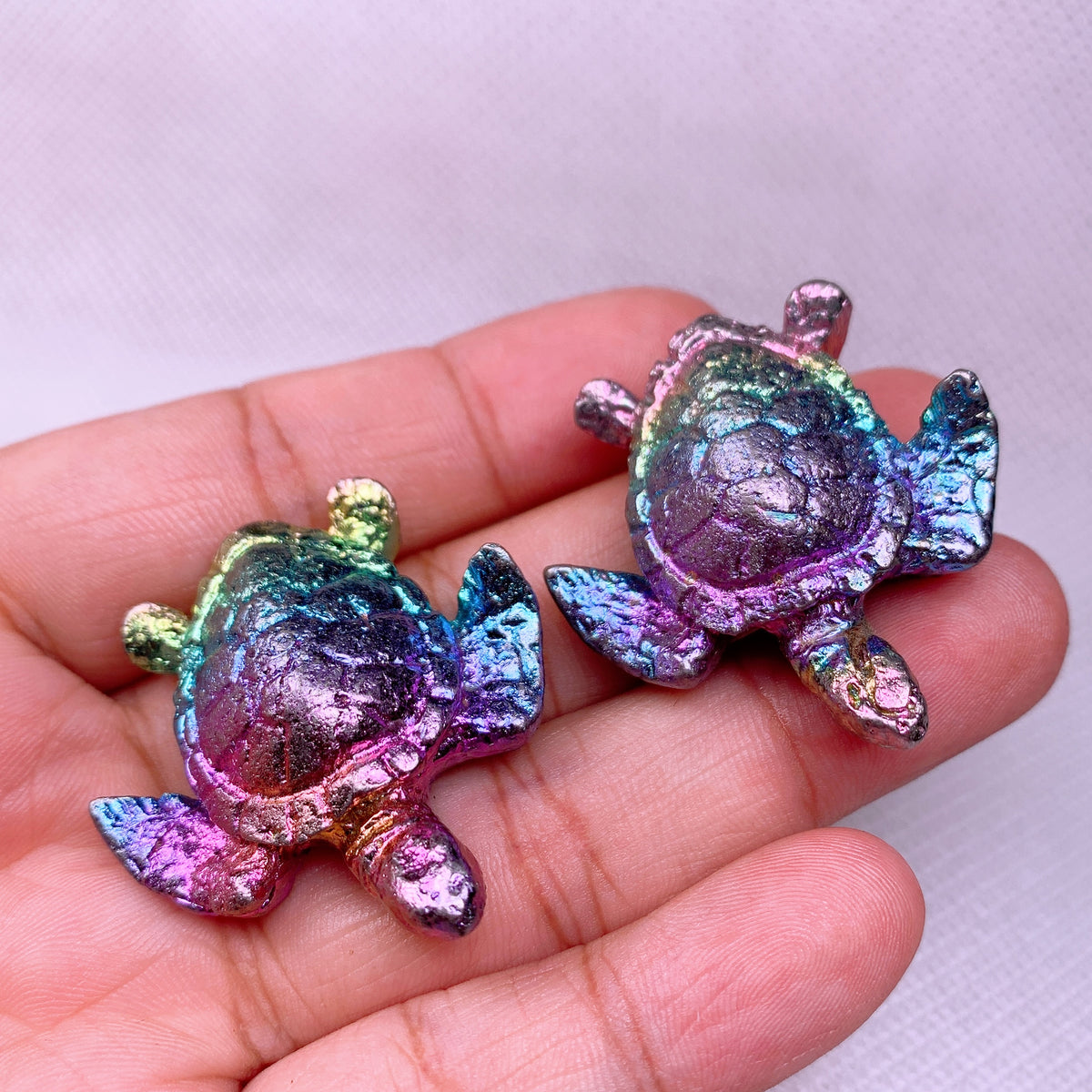 bismuth sea turtle USD 4 each – Yixiang Crystal wholesale