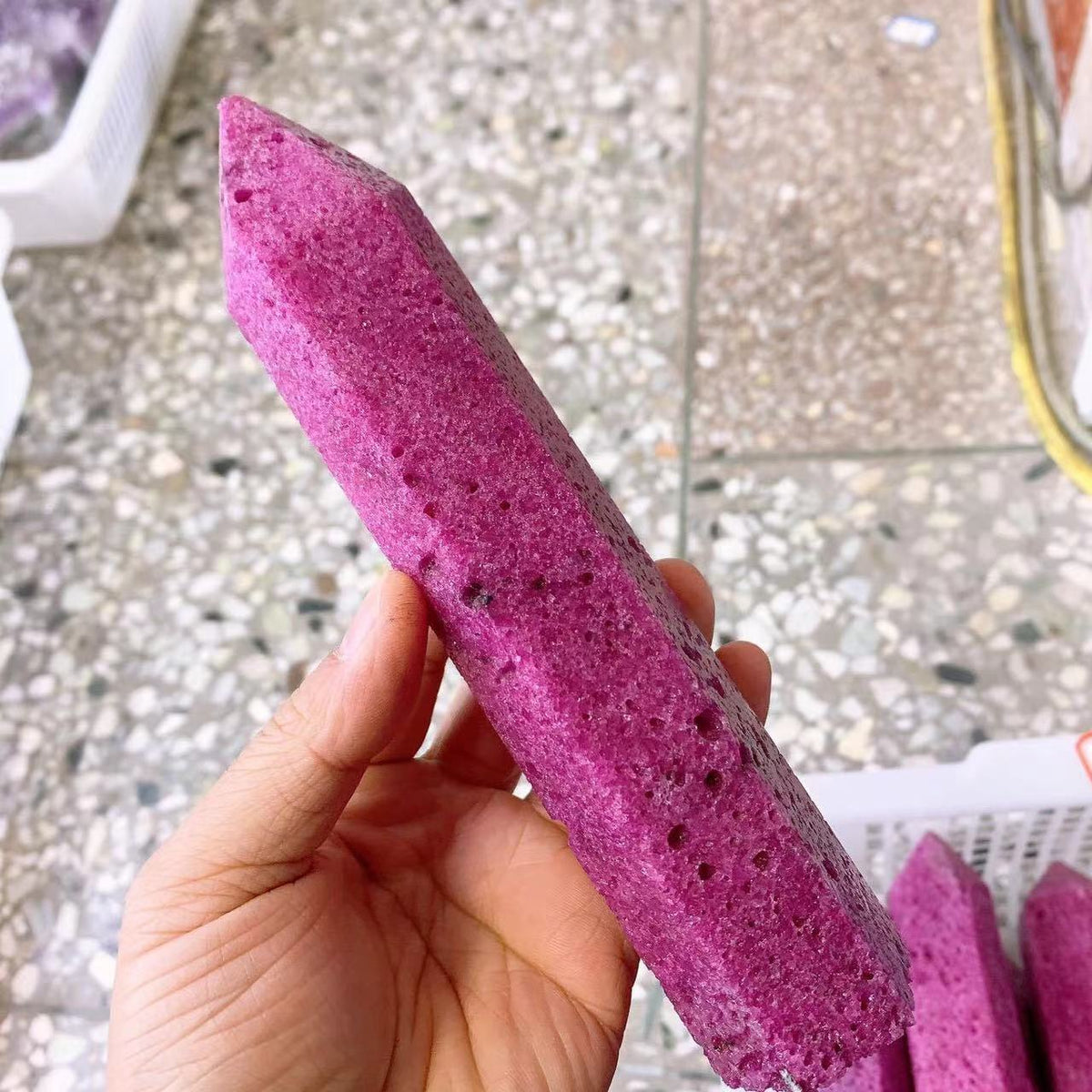 Honeycomb ruby tower，50 dollars per kilogram. – Yixiang Crystal wholesale